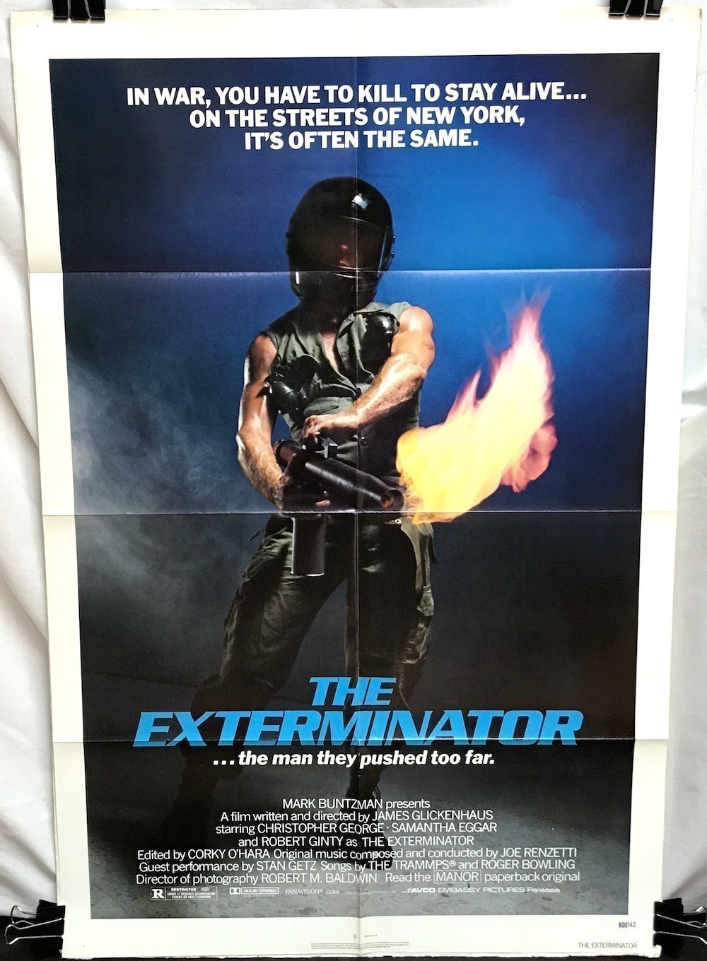 The Exterminator (1980) One-sheet Poster